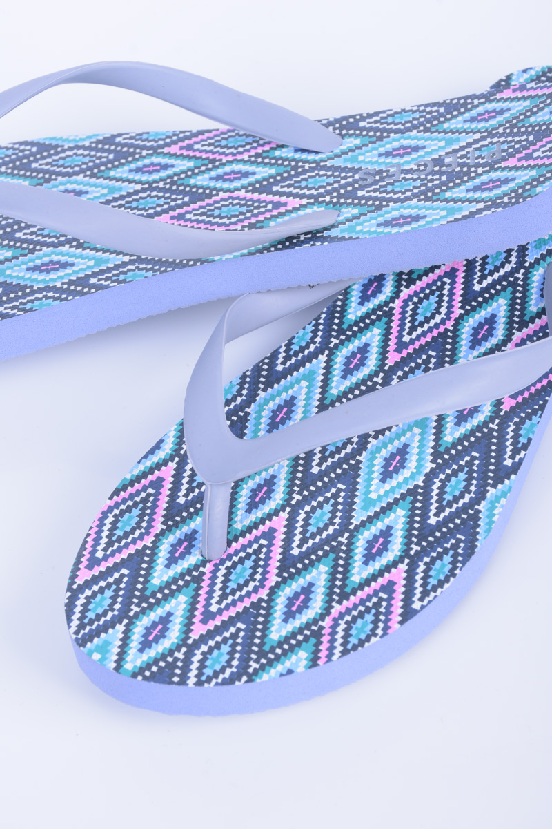 Slapi Plaja Dama Pieces Psvera Kelim Flip Flop Beach Kentucky Blue